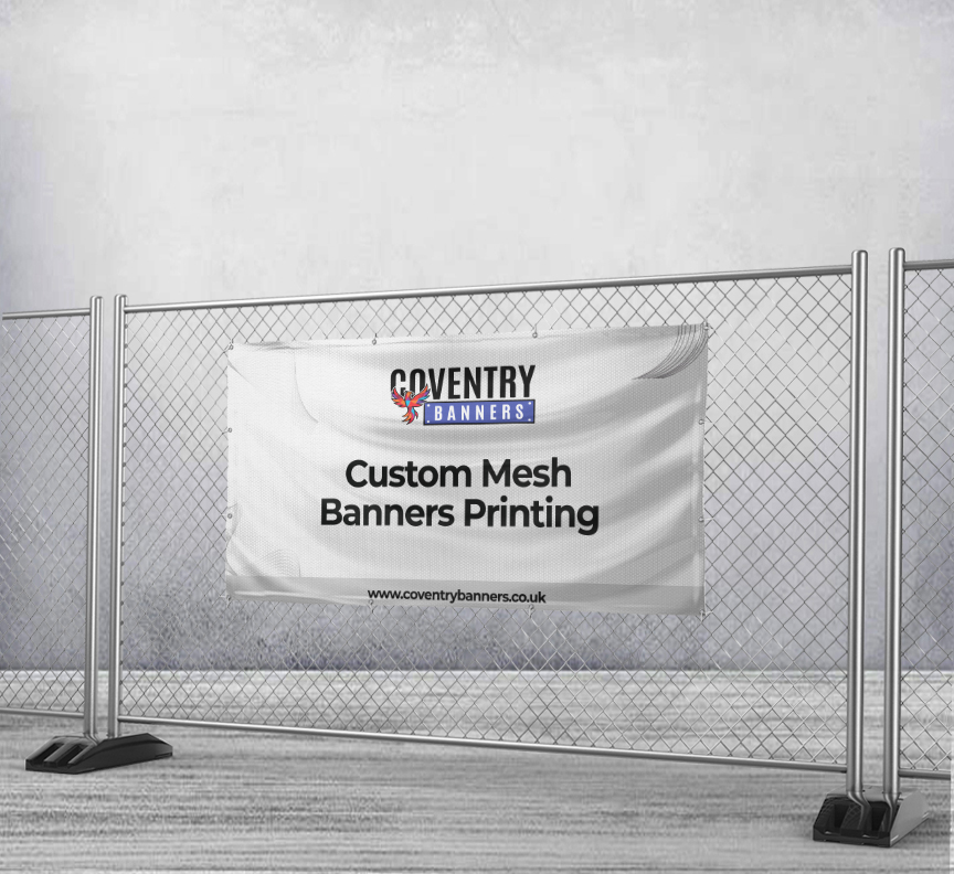Custom Mesh Banners Printing Same Day & Next Day Printing Coventry
