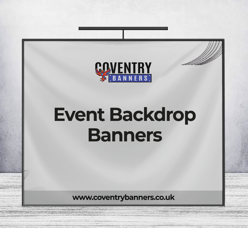 Event Backdrop Banners Same Day & Next Day Printing Coventry