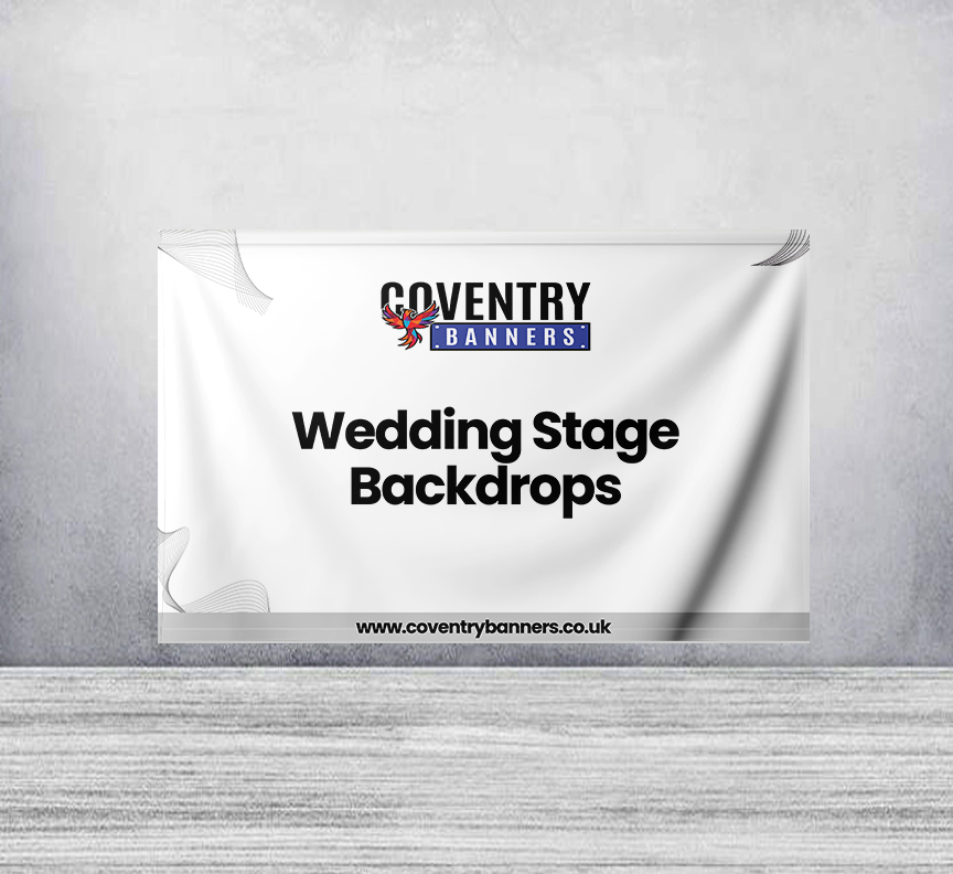 Wedding Stage Backdrops Same Day & Next Day Printing Coventry