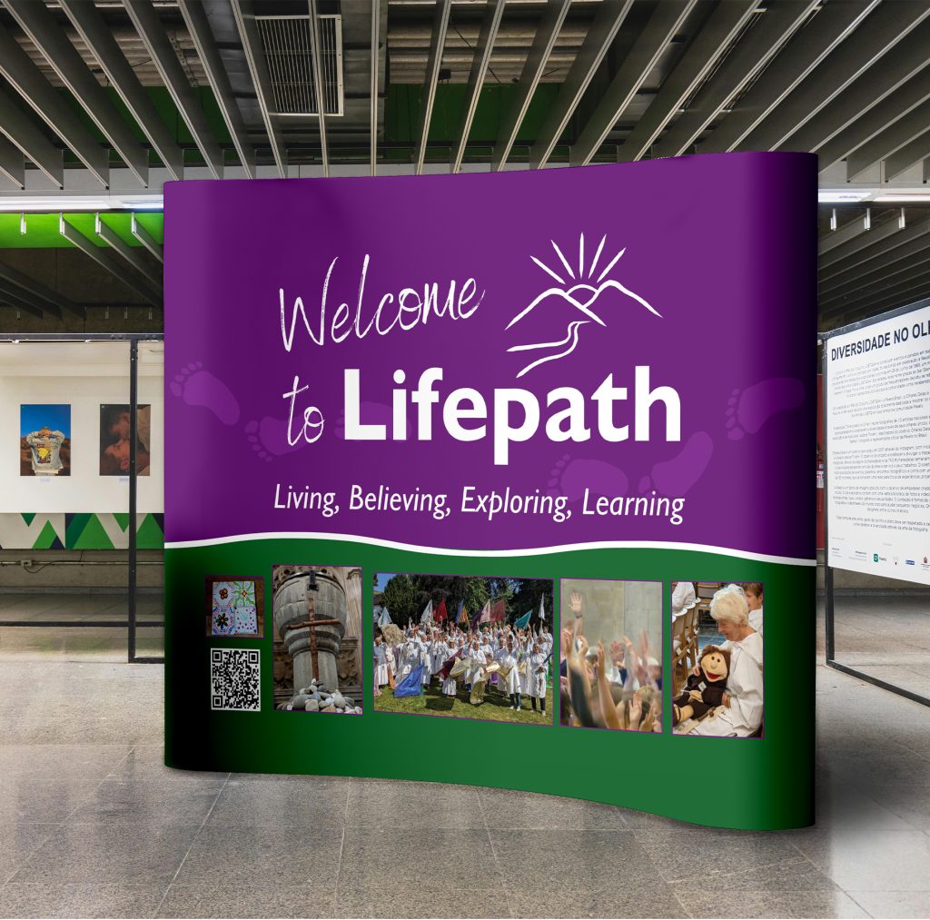 Curved Pop Up Exhibition Backdrop Stand With Printed Magnetic Graphics ...